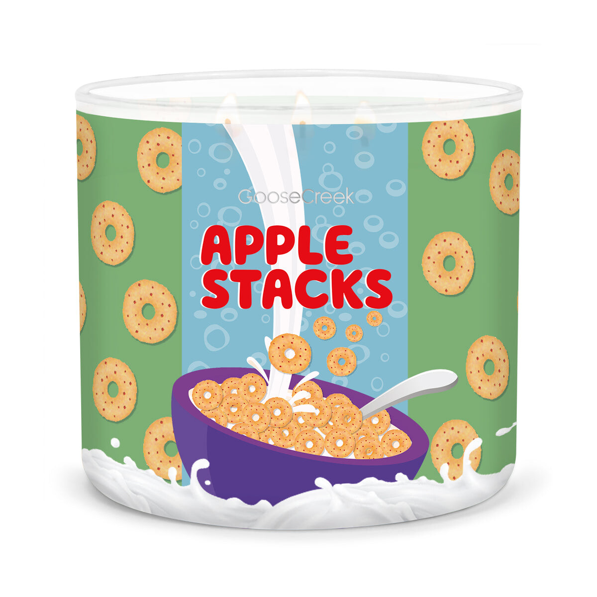Apple Stacks Cereal Collection 3-Wick-Candle 411g, 15,95
