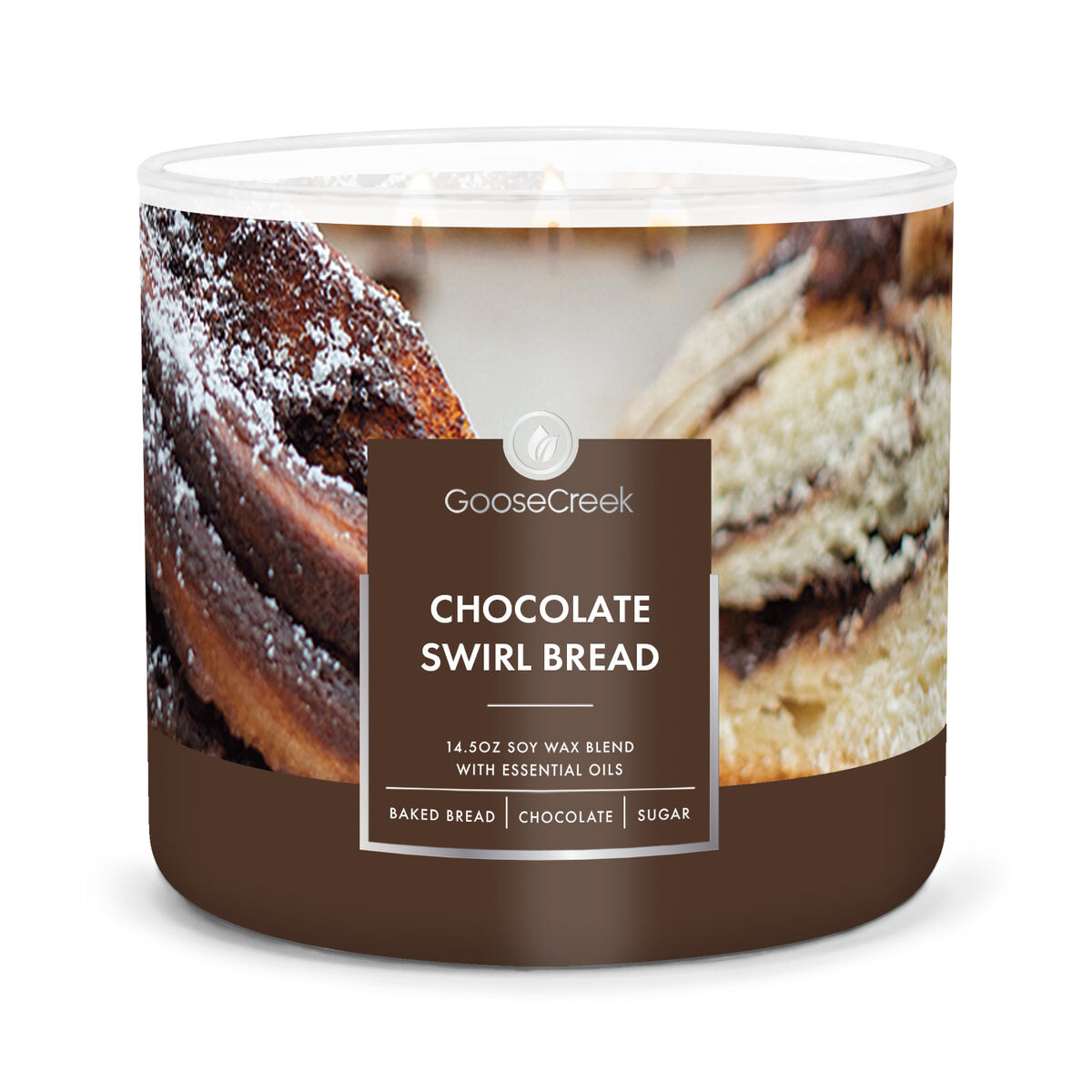 Chocolate Swirl Bread 3-Wick-Candle 411g, 19,45